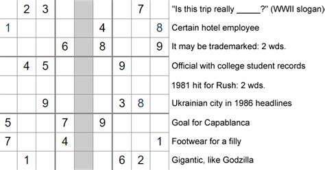 Redhead64s Obscure Puzzle Blog Puzzle 102 Sudokurossword 2 Guest Puzzle By Grant Fikes
