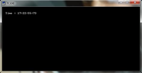 Digital Clock Program In C Programming Language
