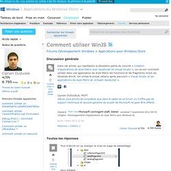 Windows 8 WinJS Pearltrees
