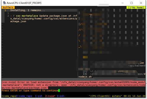 Coc Nvim Create A Blank File When Run CocInstall Issue 2074