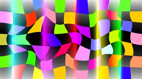 패턴 사각형과 빛나는 선이 있는 추상적인 다채로운 배경입니다 착시 효과 벡터 일러스트 레이 션입니다 0명에 대한 스톡 벡터 아트 및 기타 이미지 Istock