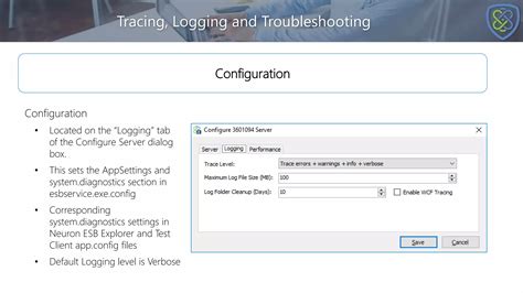 Tracing Logging And Troubleshooting 37 Ppt