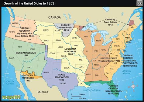 Mapping America Growth Of The United States