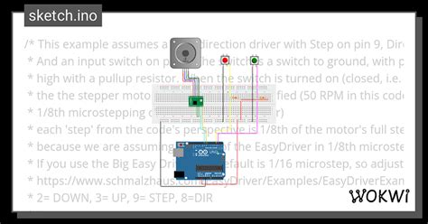 Arduino Two Momentary Switch Set Rpm Stepper Platform Project