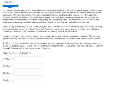 Your Task Is To Build A Mixture Model For