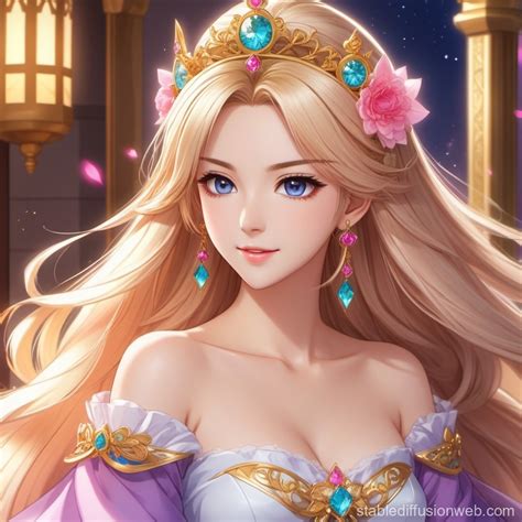 Prettiest Princess Portrait Stable Diffusion Online