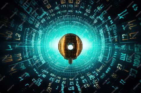 Hex And Binary Codes Protecting Code In Cybersecurity Concept Premium