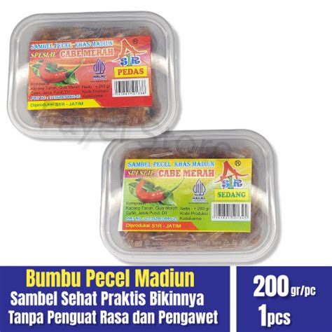 Jual Bumbu Pecel Asli Madiun Sambel Pecel Asli Madiun Sambel Kacang