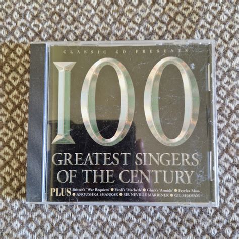 Classic Cd Presents 100 Greatest Singers Of The Century Cd