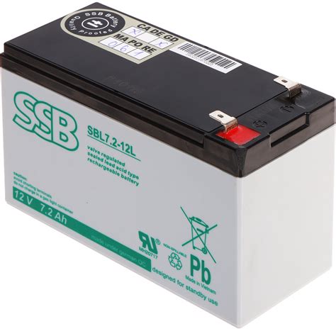 Battery 12v72ah Sblssb Battery Capacity Up To 9ah Delta