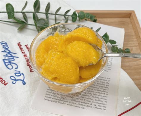 냉동과일을 이용한 수제아이스크림 레시피