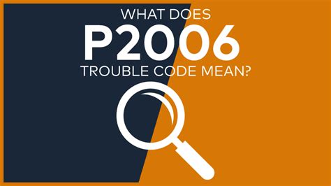 P2006 Trouble Code Meaning Symptoms Causes Fixes Easy