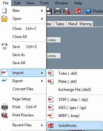 SolidWorks Import Tutorial Bend Tech X Wiki