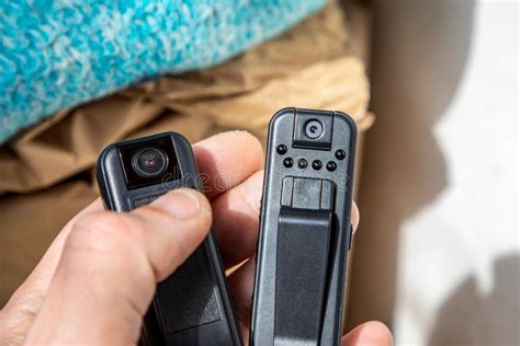 Hidden Mini Video Camera Action Camera For Hidden Video Recording Stock Image Image Of Record