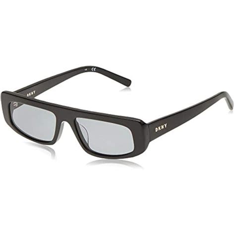 Dkny Womens Dk518s Rectangular Sunglasses Black 5116135 True