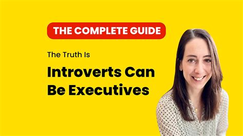 Introverts Can Be Executives