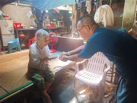 တိုက်ကြီးမြို့နယ်အတွင်းရှိ အသက် ၈၅ နှစ်အထက် သက်ကြီး ဘိုးဘွားများအား လူမှုရေးပင်စင် ထောက်ပံ့ငွေမ