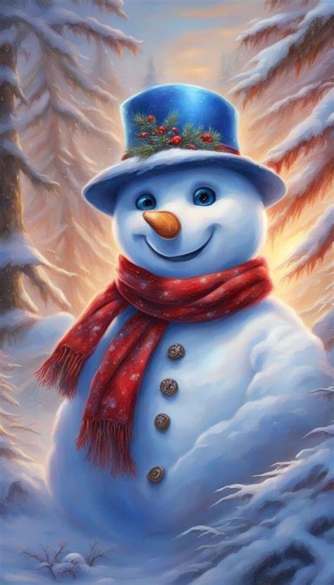 Snowman | Julekort, Jul