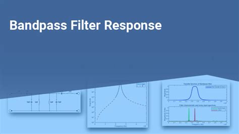 bandpass filter response matlab and simulink