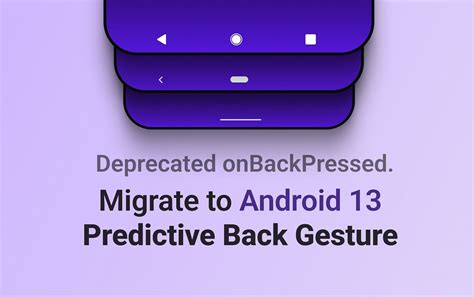 Migrate The Deprecated Onbackpressed Function — Android 13 By D I N E S H Tech Musings