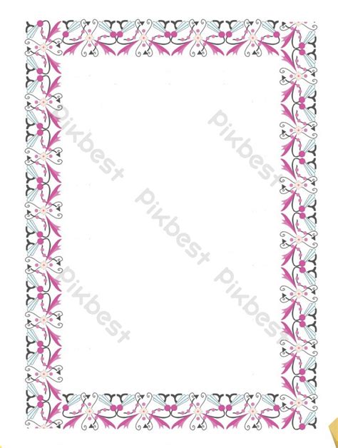 Authorization Certificate Border Template Backgrounds PSD Free Download Pikbest