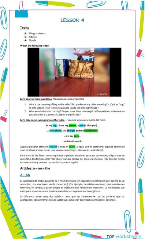 Lesson 4 Interactive Worksheet Topworksheets