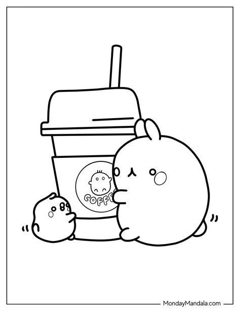 [무료다운] 몰랑이 색칠놀이 도안 10종 2탄