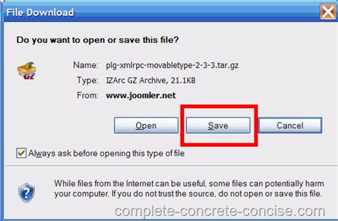 Installing The Movable Type API Plugin For Joomla Complete Concrete Concise