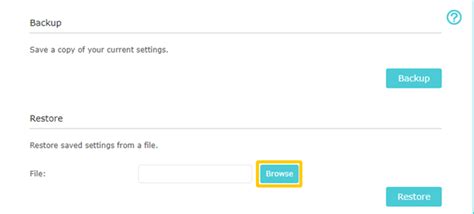 How To Create And Restore From A Backup File On Your TP Link Router