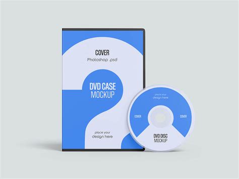 Dvd Plastic Case Mockup Set Free Psd Templates