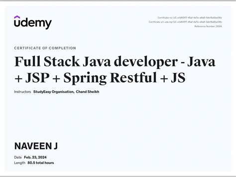 Naveen J On Linkedin I Am Happy To Share That I Have Completed Full