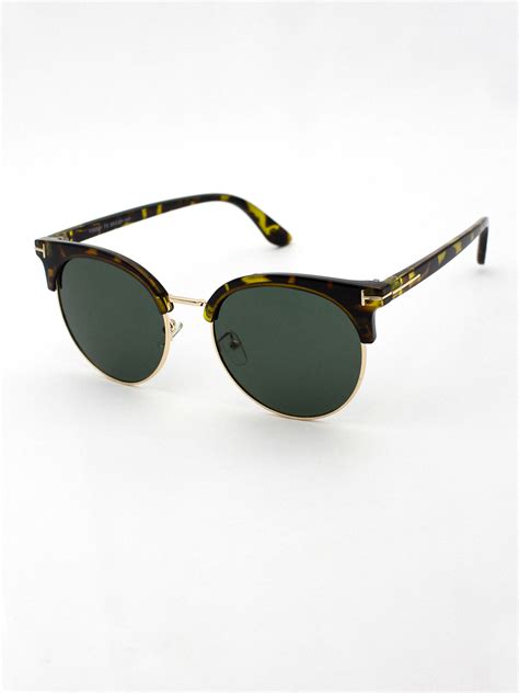 Round Tortoise Shell Sunglasses For Women Nakhray