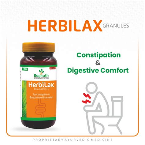 Herbilax Granules 145 G I Ayurvedic Laxative I No Added Sugar Or Salt