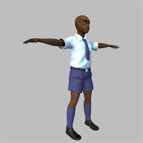 학교 소년 3d 모델 79 Ma Free3d