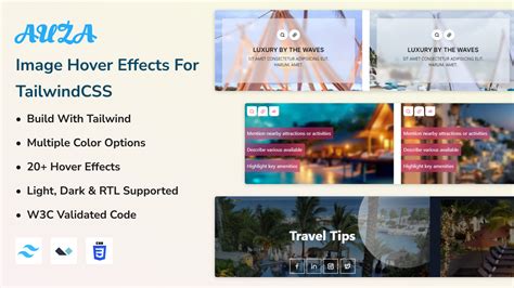 Auza Image Hover Effects For Tailwindcss By Pixel Eyez Codecanyon