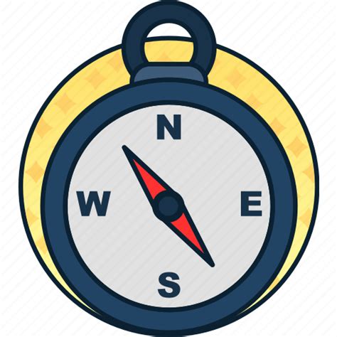Compass Navigation Direction North South East West Icon