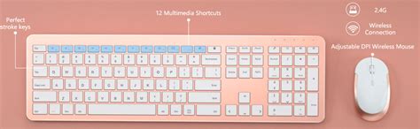 Wgjp 038 Slim Wireless Keyboard Mouse Combo Protoarc