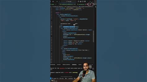Conditional Errors Codewithkg Coding Reactjs Youtube