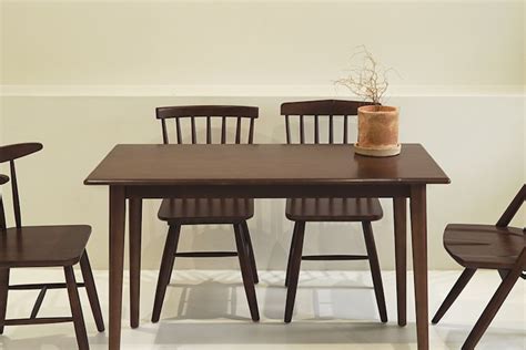 식탁 포르보 월넛 천연 원목 직사각형 식탁 테이블 1200 오늘의집 쇼핑