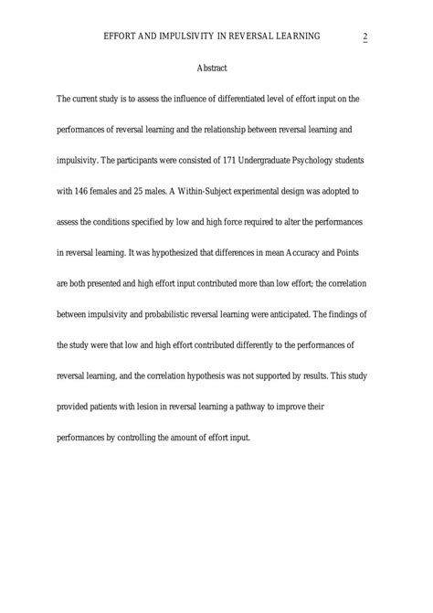 Exploring Probabilistic Reversal Learning Psy2061 Biological