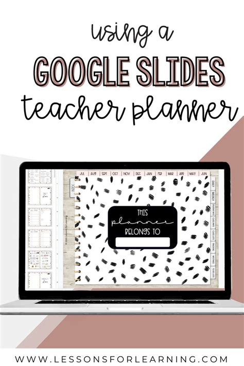 Efficient And Organized The Power Of A Google Slides Teacher Planner