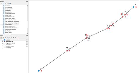 Linestring Removing Duplicate Vertices Of Line In Qgis Geographic