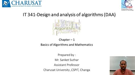 Design And Analysis Of Algorithms Lecture 1 Youtube