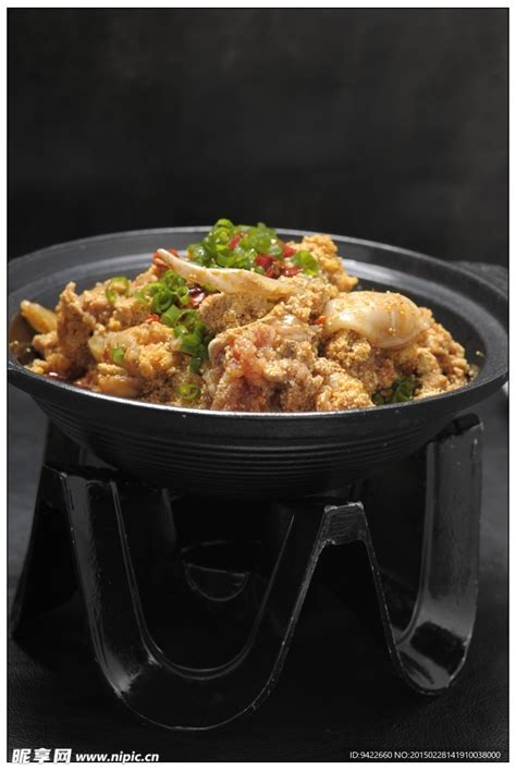 干锅鱼杂摄影图 传统美食 餐饮美食 摄影图库 昵图网