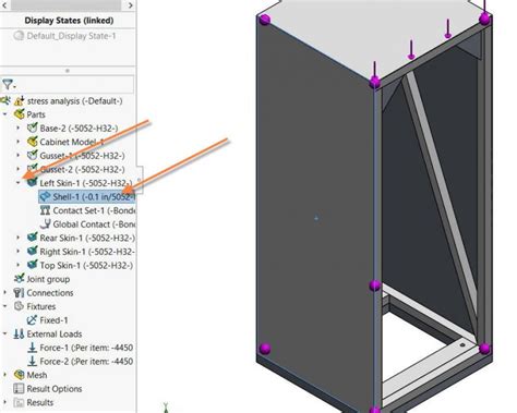 Determining If A Face Is A Shell Element In SOLIDWORKS Simulation