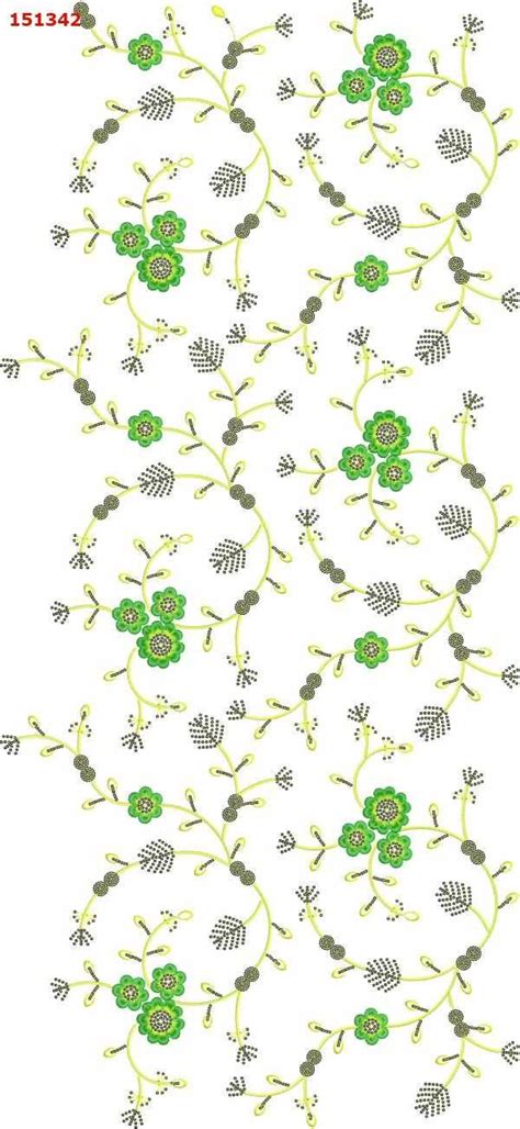 Twin Sequin 53 Mm Jal Garment 151342 Handwork Embroidery Design