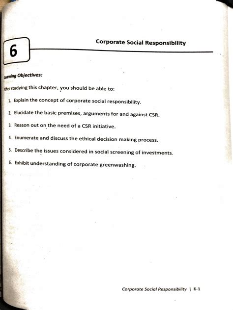 Csr Chapter 6 Pdf