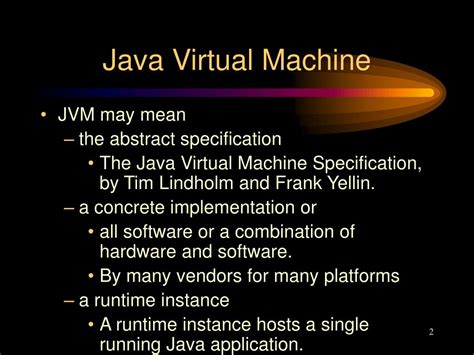 Ppt Java Virtual Machine Powerpoint Presentation Free Download Id5095295