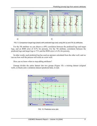 Porosity Prediction From Seismic Using Geostatistic PDF