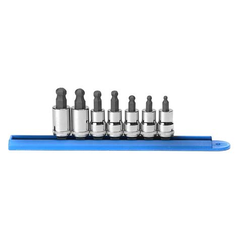 Gearwrench® 80587 3 8 Drive Metric Ball Hex Bit Socket Set 7 Pieces